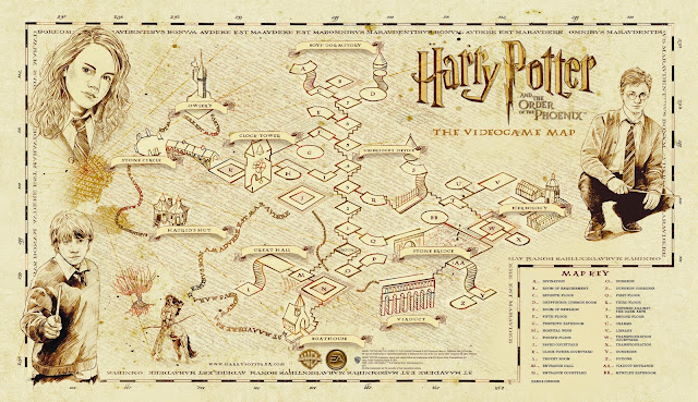 Nerdovore: Fantasy World Maps: Harry Potter
