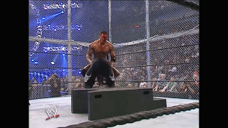 Back Body Drop into the Steel Steps