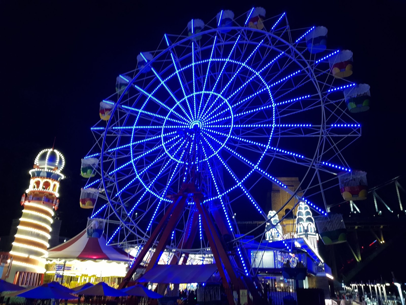 Sydney City And Suburbs Milsons Point Luna Park Ferris Wheel