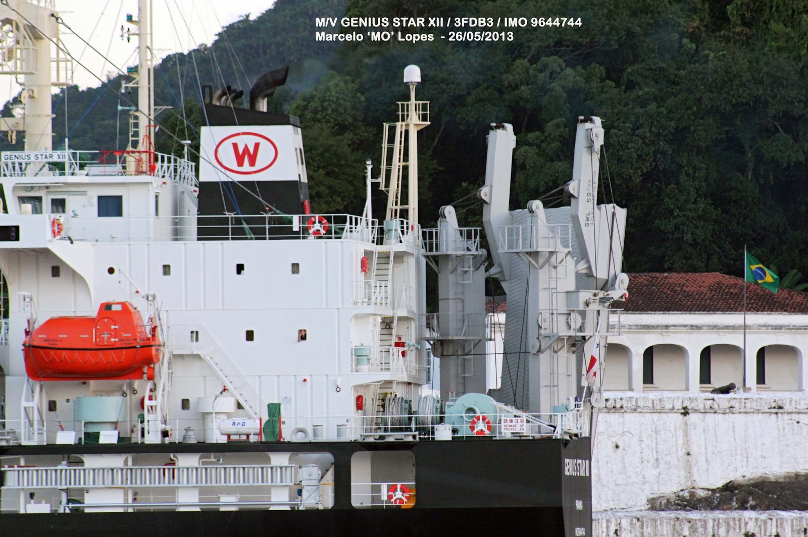 Santos Shiplovers: M/V Genius Star XII / 3FDB3 - Viagem inaugural em Santos