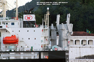 Santos Shiplovers: M/V Genius Star XII / 3FDB3 - Viagem inaugural em Santos