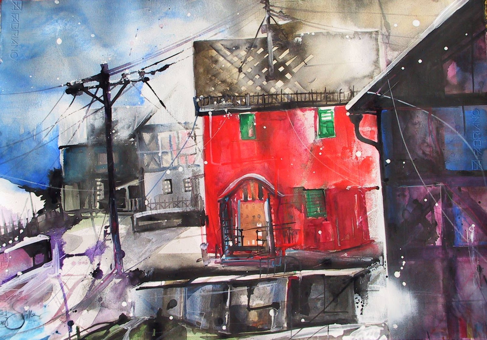 mario stiller: Westerwald, Watercolor Club und Andreas Mattern