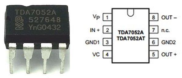 Skema Rangkaian Amplifier Mini TDA 7052 Watt Sederhana - Teknisi ...