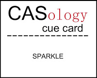 Judy's Card Corner: Red and Green Sparkle!