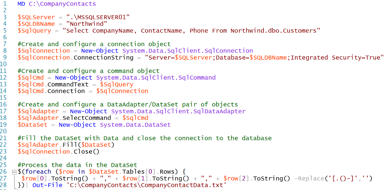 How to Perform a Data Transformation with PowerShell ISE