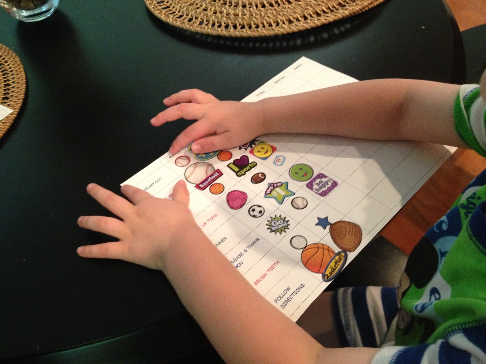 Kids' Reward Charts and the Treasure Box