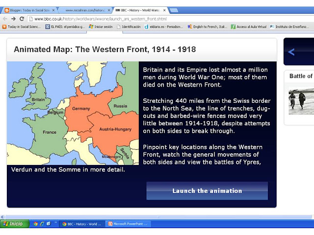 Today in Social Sciences...: Some interactive maps about WW1