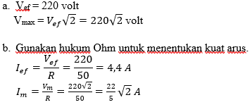 Arus dan Tegangan Listrik Bolak-Balik: materi, rumus, soal ...