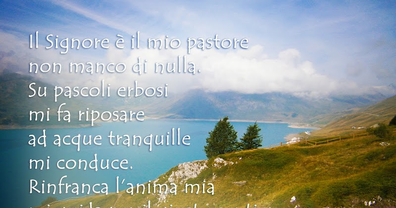 SALMI E PREGHIERE - PSALMS: IL SIGNORE E' IL MIO PASTORE SL 22
