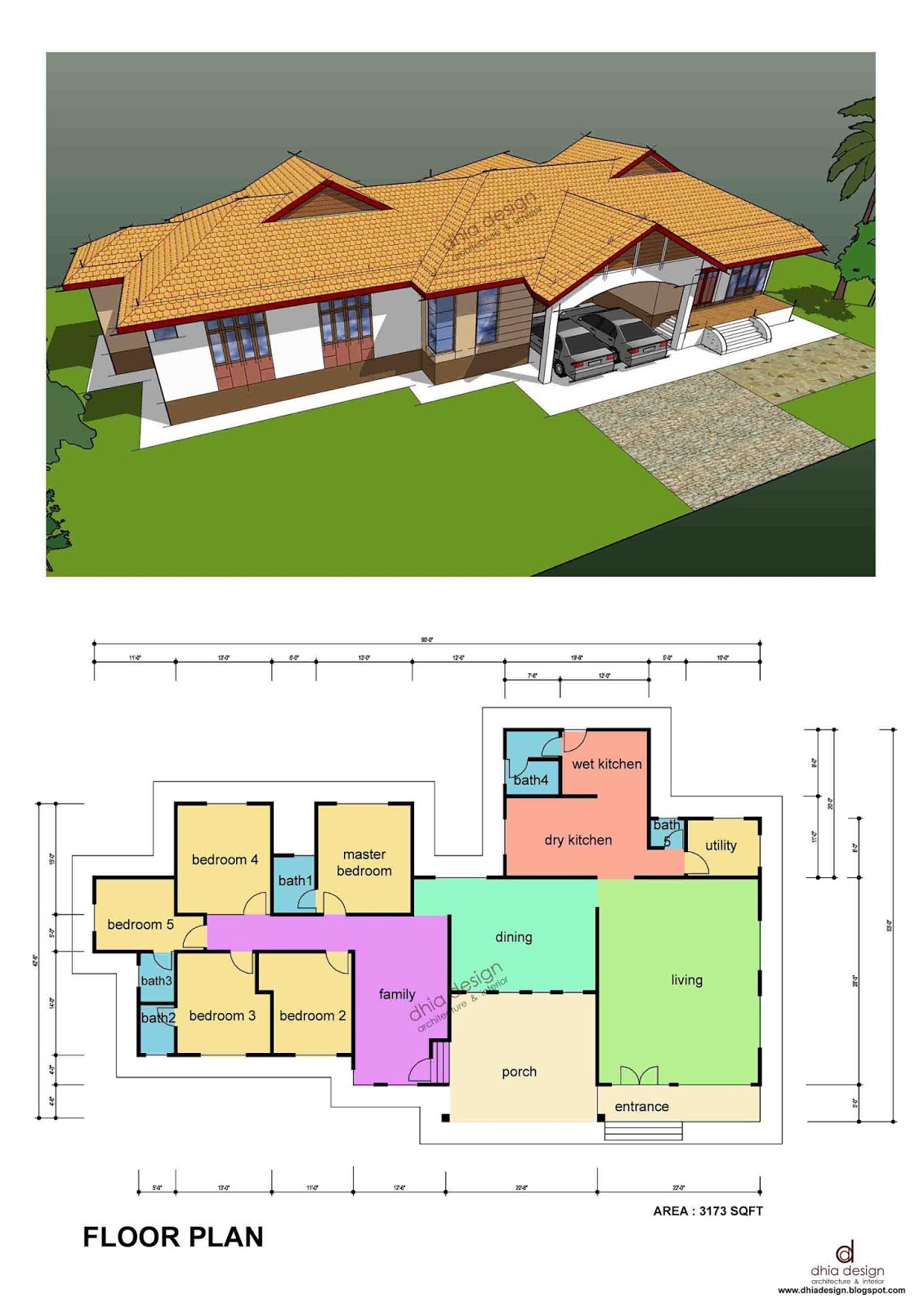 Reka Rumah Anda di Sini: Reka Rumah bagi Kediaman Setingkat