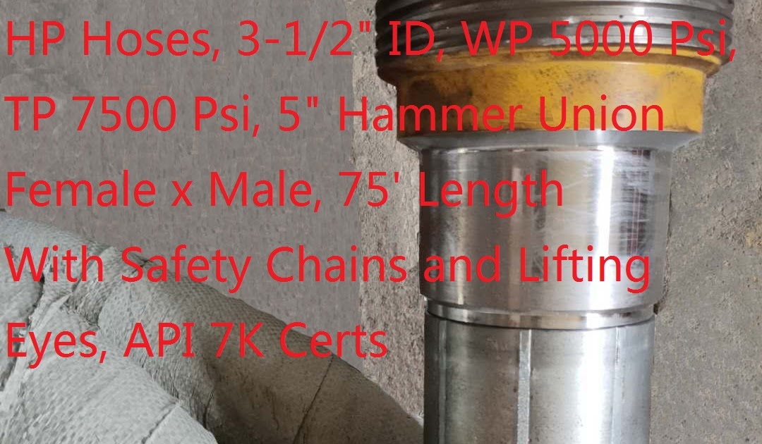 Oilfield Hoses & Flowline Control Products: PME High Pressure Hoses ...