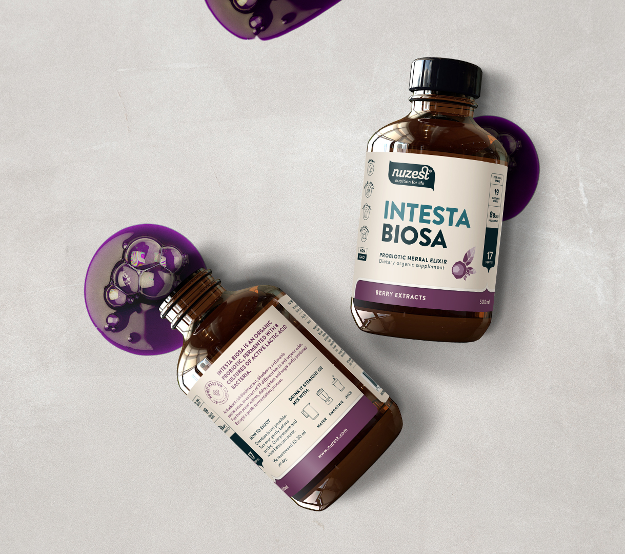 IntestaBiosa – Probiotic Herbal Elixir – Packaging Of The World