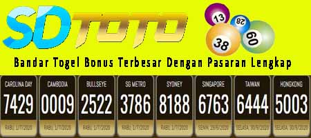 Agen Togel | Bandar Togel | Situs Togel SDTOTO: Bandar Togel Bonus ...