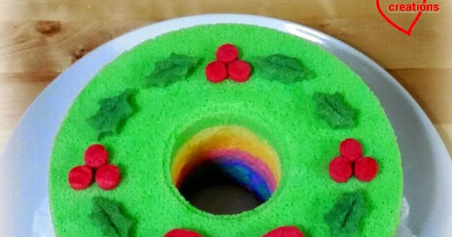 Loving Creations for You: 'Christmas Mistletoe Ring' Rainbow Chiffon ...