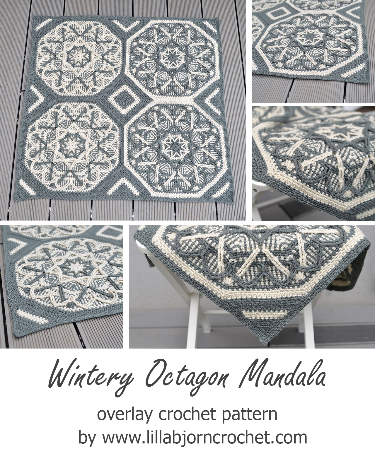 Waiting for Snow... Wintery Octagon Mandala - new pattern release ...