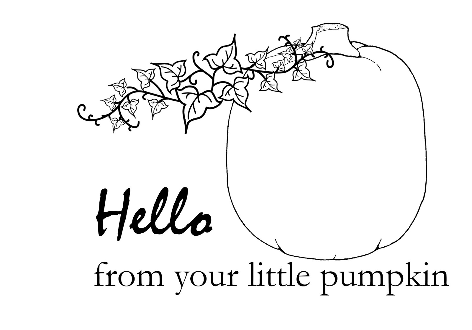 DIY | Hello Pumpkin Footprint Craft | Mellow Meggan