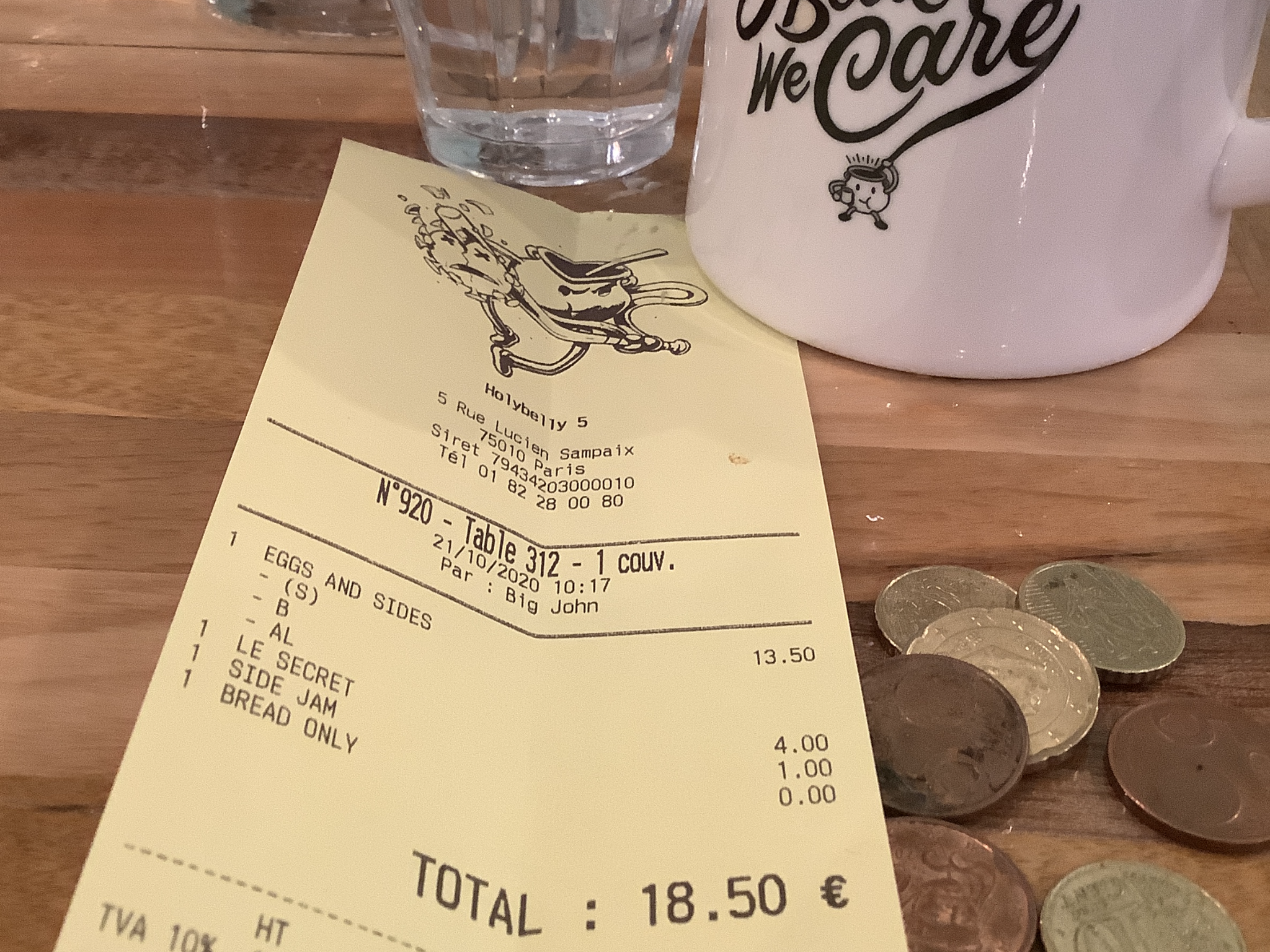 paris breakfasts: Paris Breakfast at Holybelly Cafe, Matisse