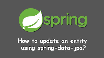 How to update an entity using Spring Data JPA ? Example Tutorial
