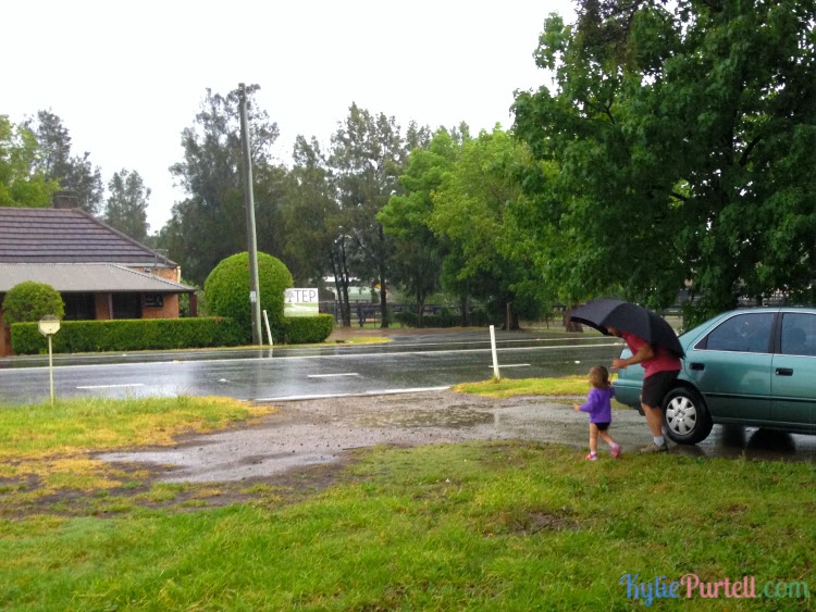 Wordless Wednesday - Jumping in Muddy Puddles!
