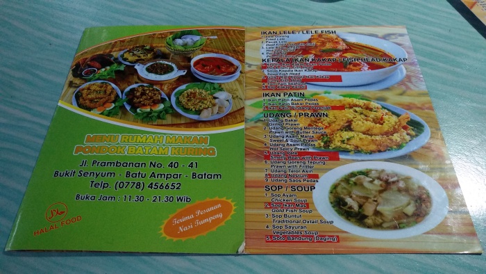 Rumah Makan Pondok Batam Kuring, Batu Ampar, Kota Batam - POJOKCERITA