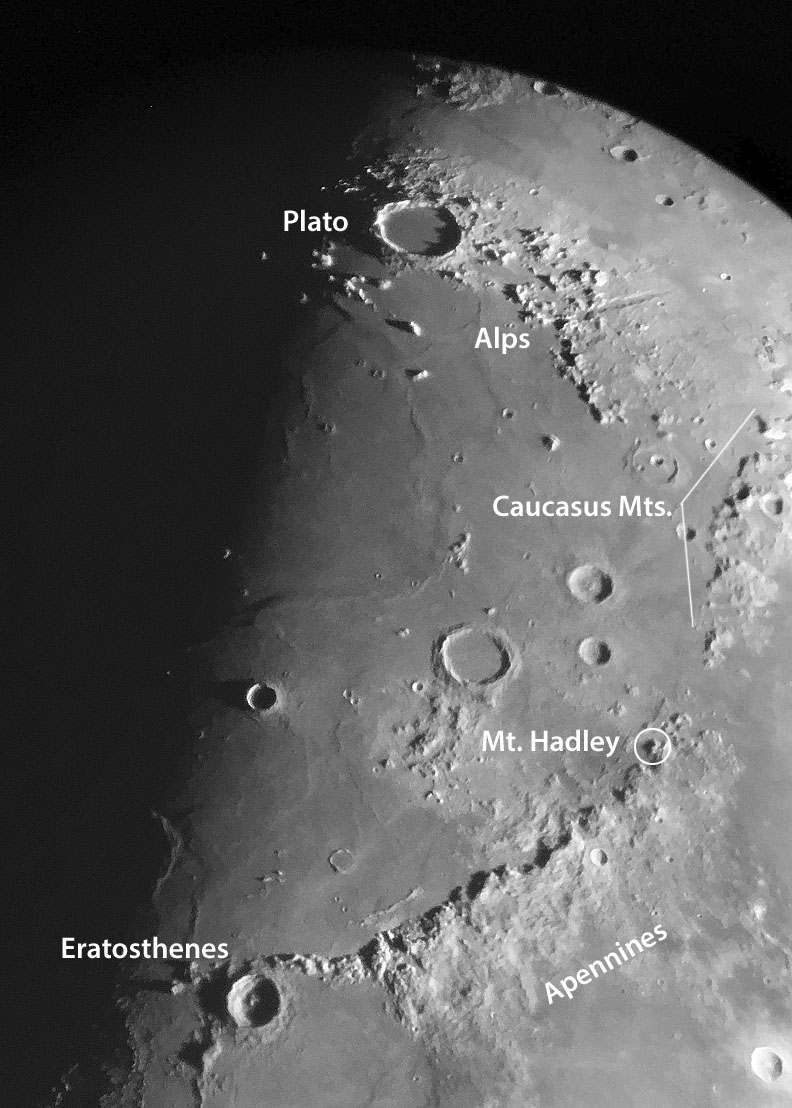 Go Climb a Mountain ... on the Moon!