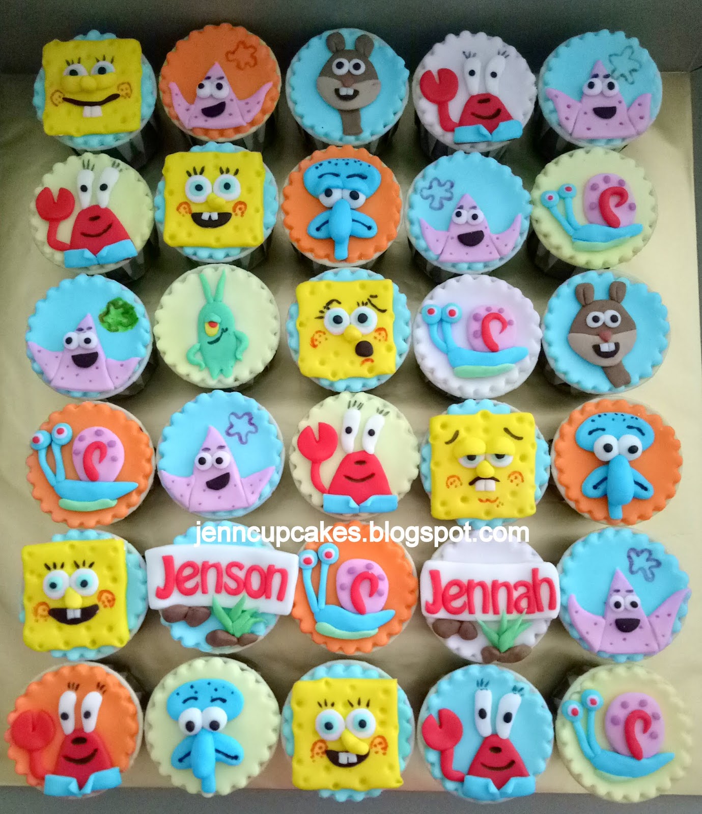 Spongebob Cupcakes