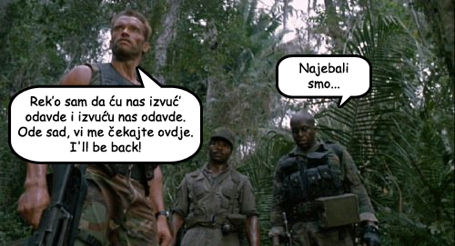 Reciklaža: Arnold Švarceneger u epizodi "Koji si ti debil..."