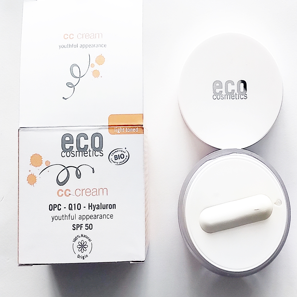 The Eco Cosmetics CC Cream Q10 SPF50 Light Toned.