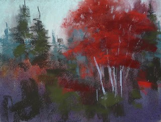 Painting My World: My Favorite Tip for Painting Red Trees