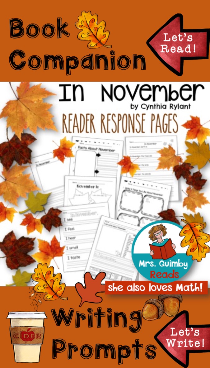 MrsQuimbyReads | Teaching Resources: Reading Picture Books In November