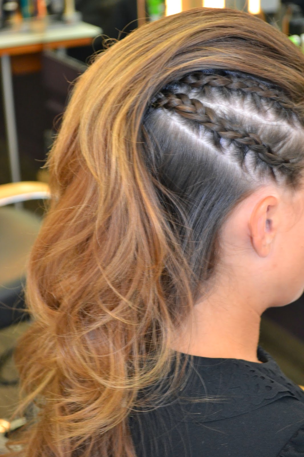 beauty girl musings: hair therapy {how-to}: Tri-look Ponytail