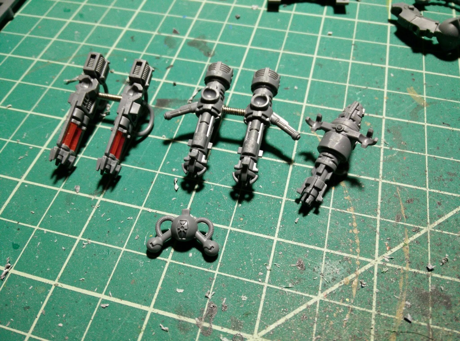 Necron Army Work in Progress pics: Tomb Blade Conversion and Magnetization