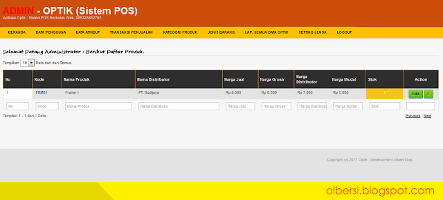 Sistem Penjualan Optik Dengan PHP dan MySQL | Kupas Tuntas Mengenai IT