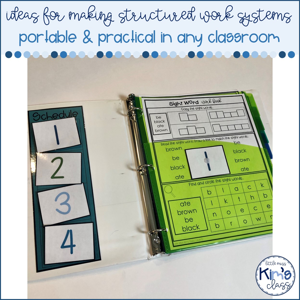 Little Miss Kim's Class: Making Structured Work Systems Portable ...