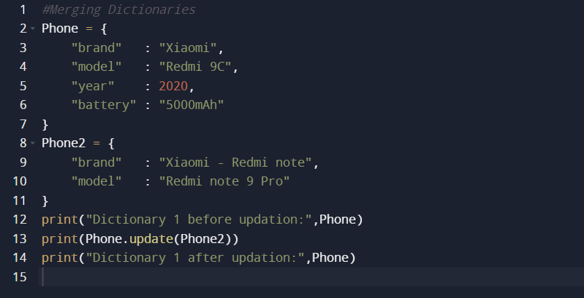 Geek4Tutorial.com: Dictionaries in Python
