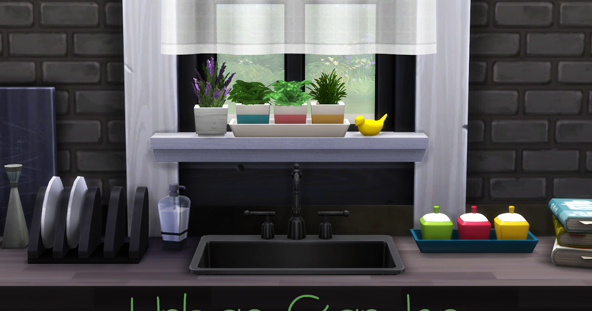Sims 4 CC's - The Best: Garden Herb Pots by Omorfi-Mera
