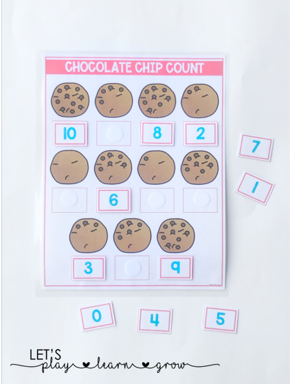 Sweet Treats Themed Busy Binder Activities | Lets Play.Learn.Grow