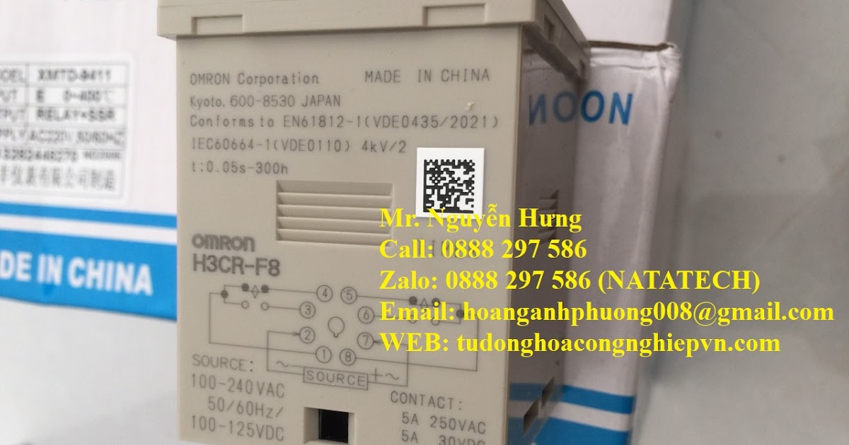 TIMER H3CR-F8 AC100-240/DC100-125 OMRON
