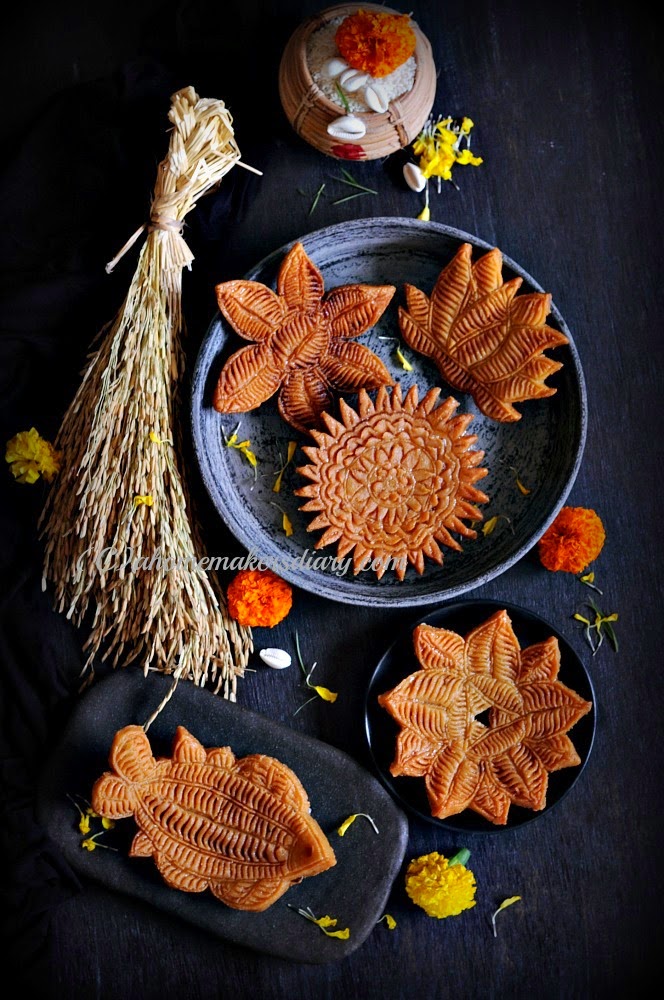 Mug Pakon Pithe...an ode to the land of Nokshi kantha and Naksha bori ...