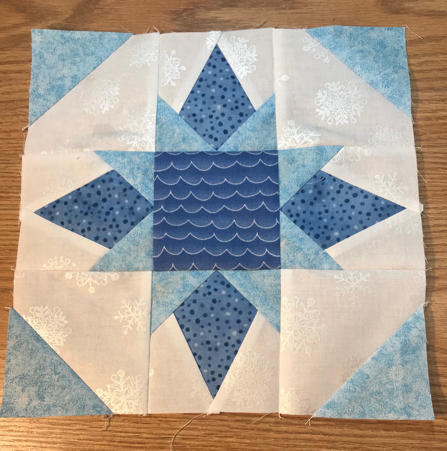 My Sewing Room: Blue twinkle star blocks