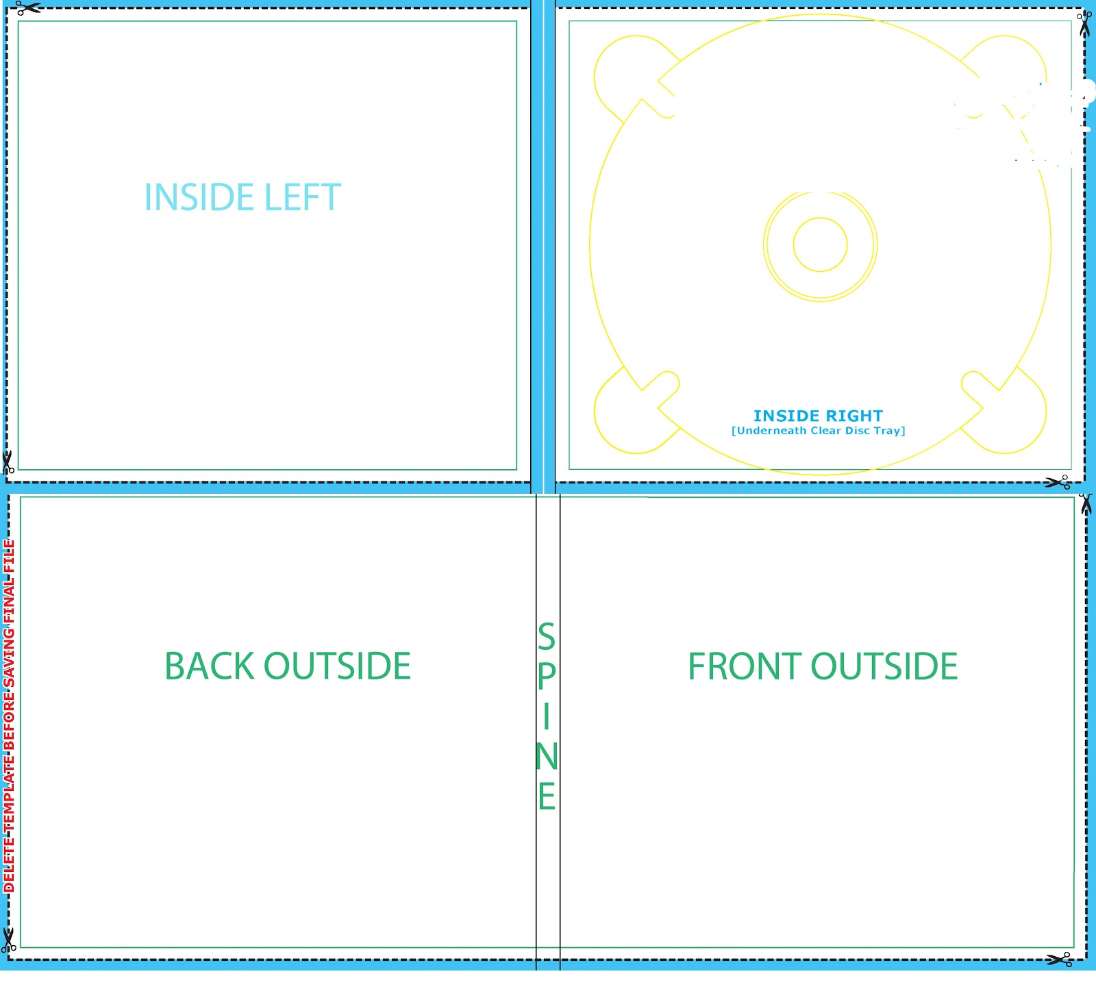 Alice's A2 Media Studies: Digipak template