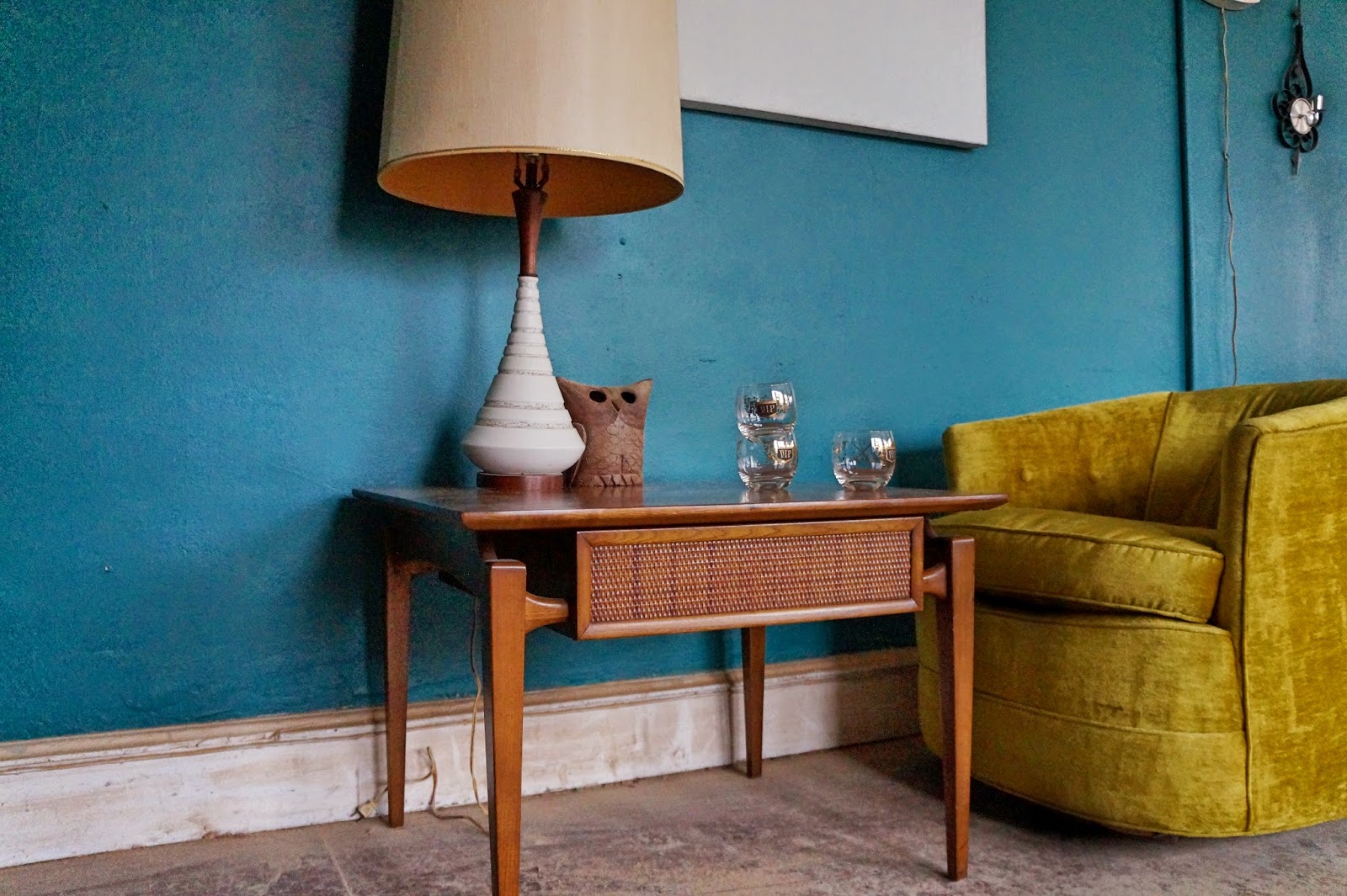 Vintage Ground: Mid Century / Vintage Gold Club Chair