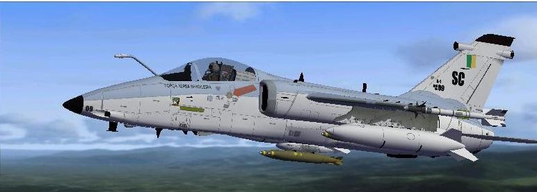 Aéro Virtual FSX: AMX A-1 FAB (exclusivo pintura FAB Sc)