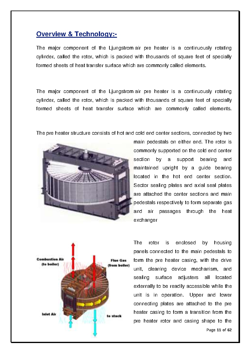 ABC OF THERMAL POWER PLANT: AIR PRE HEATER FOR BOILER IN THERMAL POWER ...
