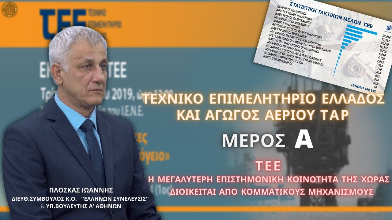 ΤΕΧΝΙΚΟ ΕΠΙΜΕΛΗΤΗΡΙΟ ΕΛΛΑΔΟΣ ΚΑΙ ΑΓΩΓΟΣ ΑΕΡΙΟΥ ΤΑΡ - ΣΤΡΑΤΟΝΙΚΗ