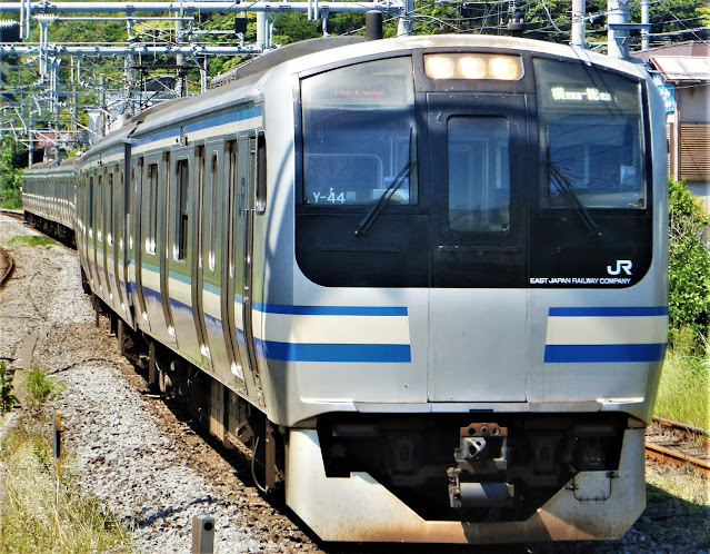 小田急沿線住み鉄道ファン日記: 【E217系初の除籍】東日本旅客鉄道E217系横クラY-44編成が長野総合車両センターへ配給輸送される