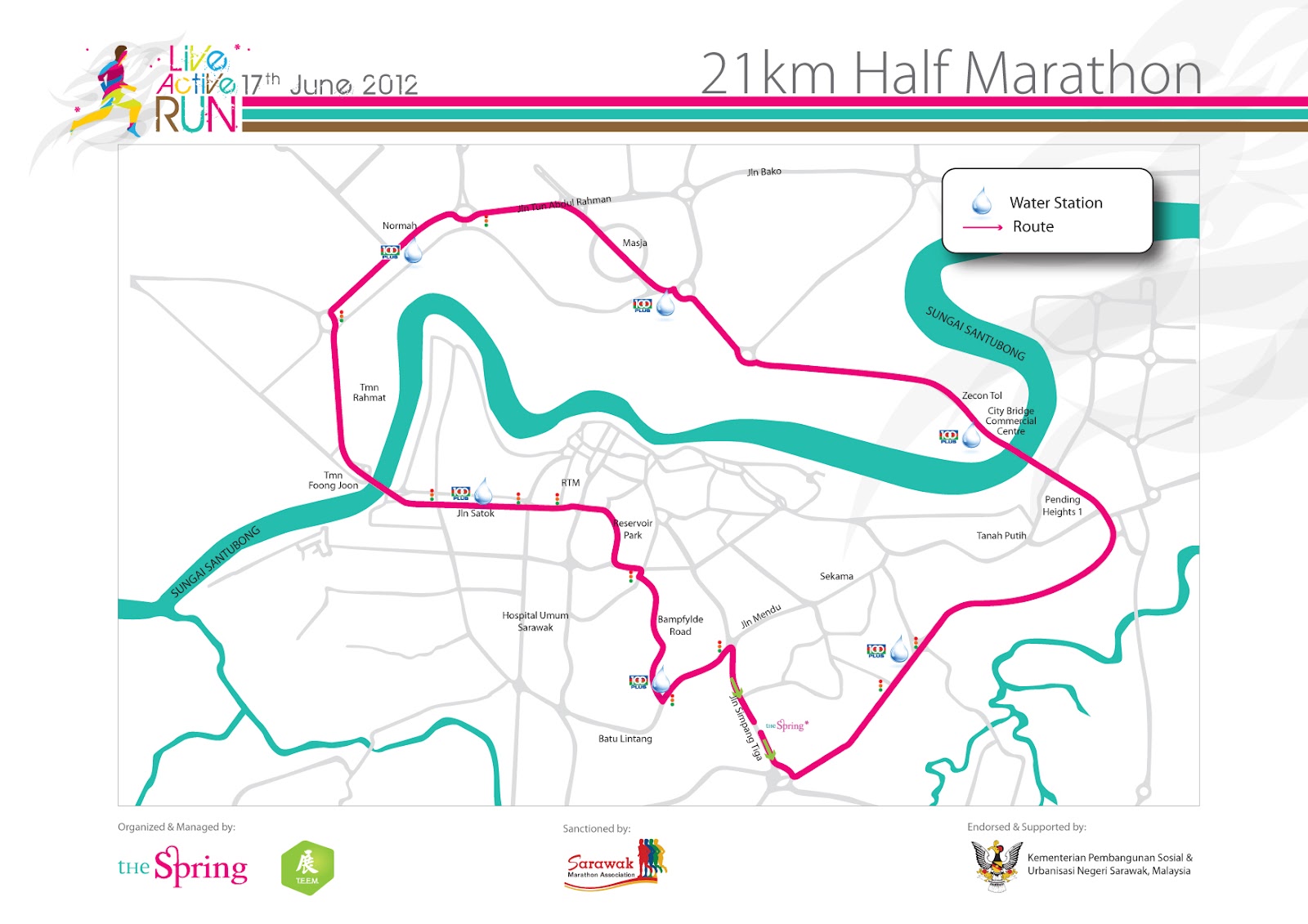 Der_KeenRuNNer: The Spring Live Active Run 2012 - Sarawak