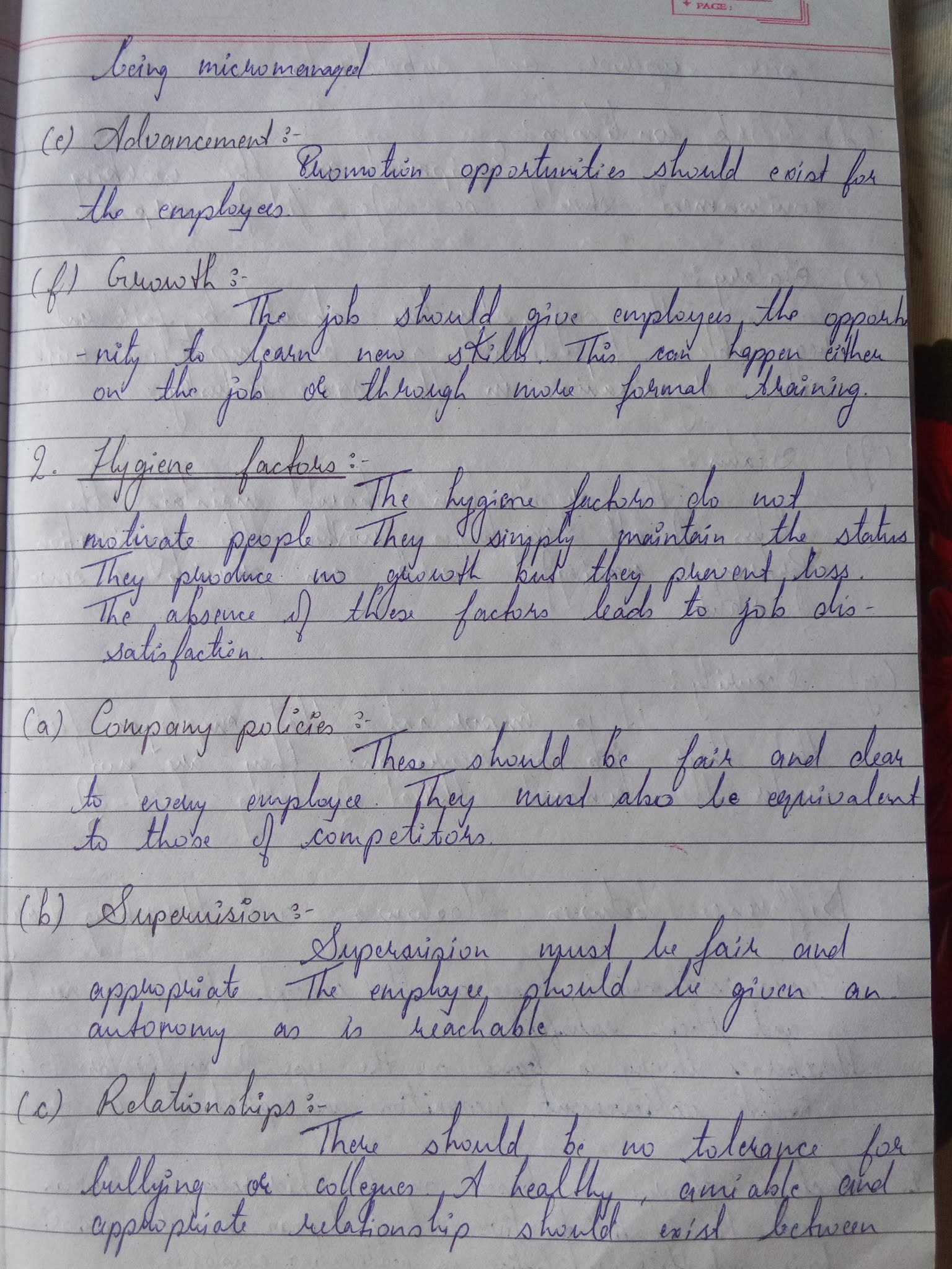 Principles of management notes images | POM handwritten notes ...