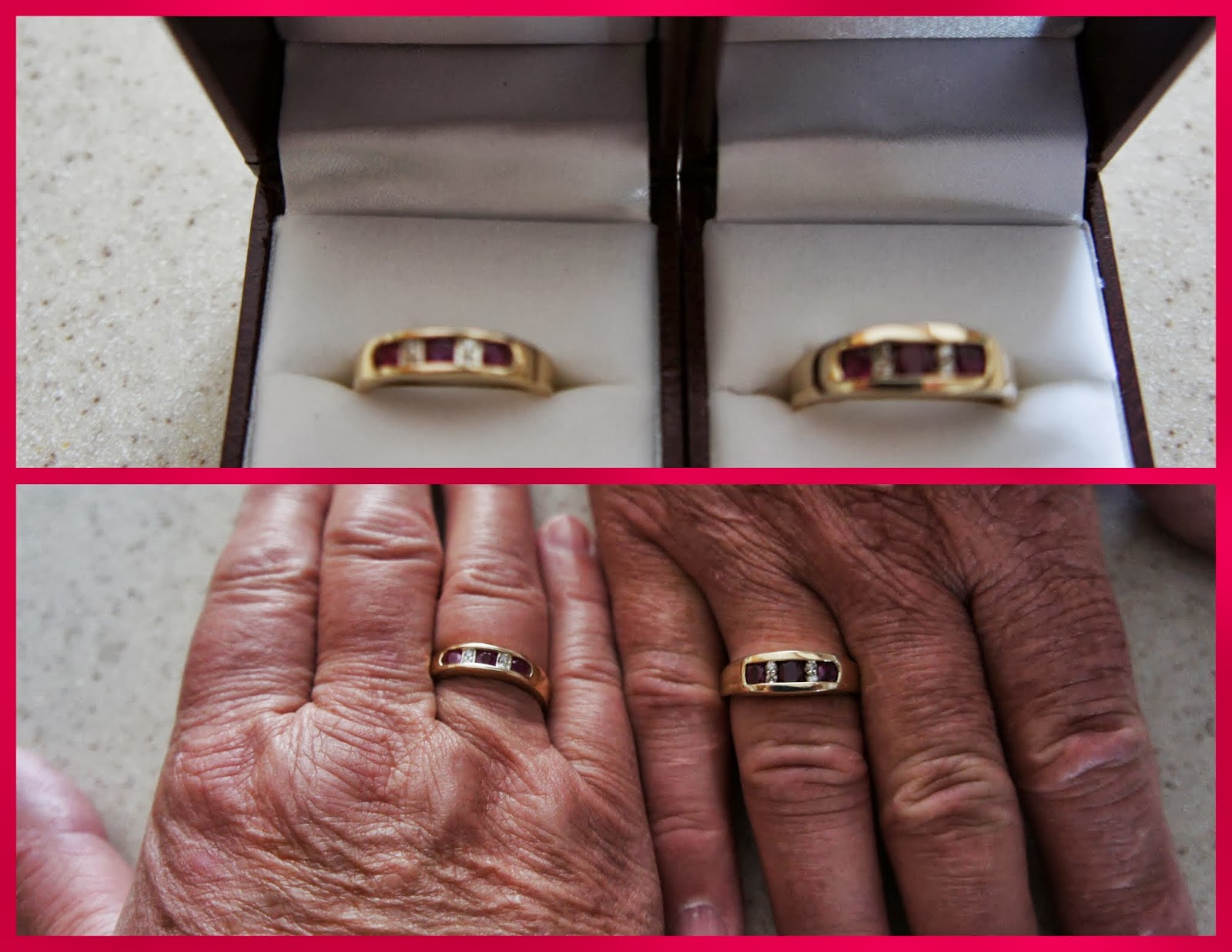 Randy and Susan Landon: 40th Wedding Anniversary Rings