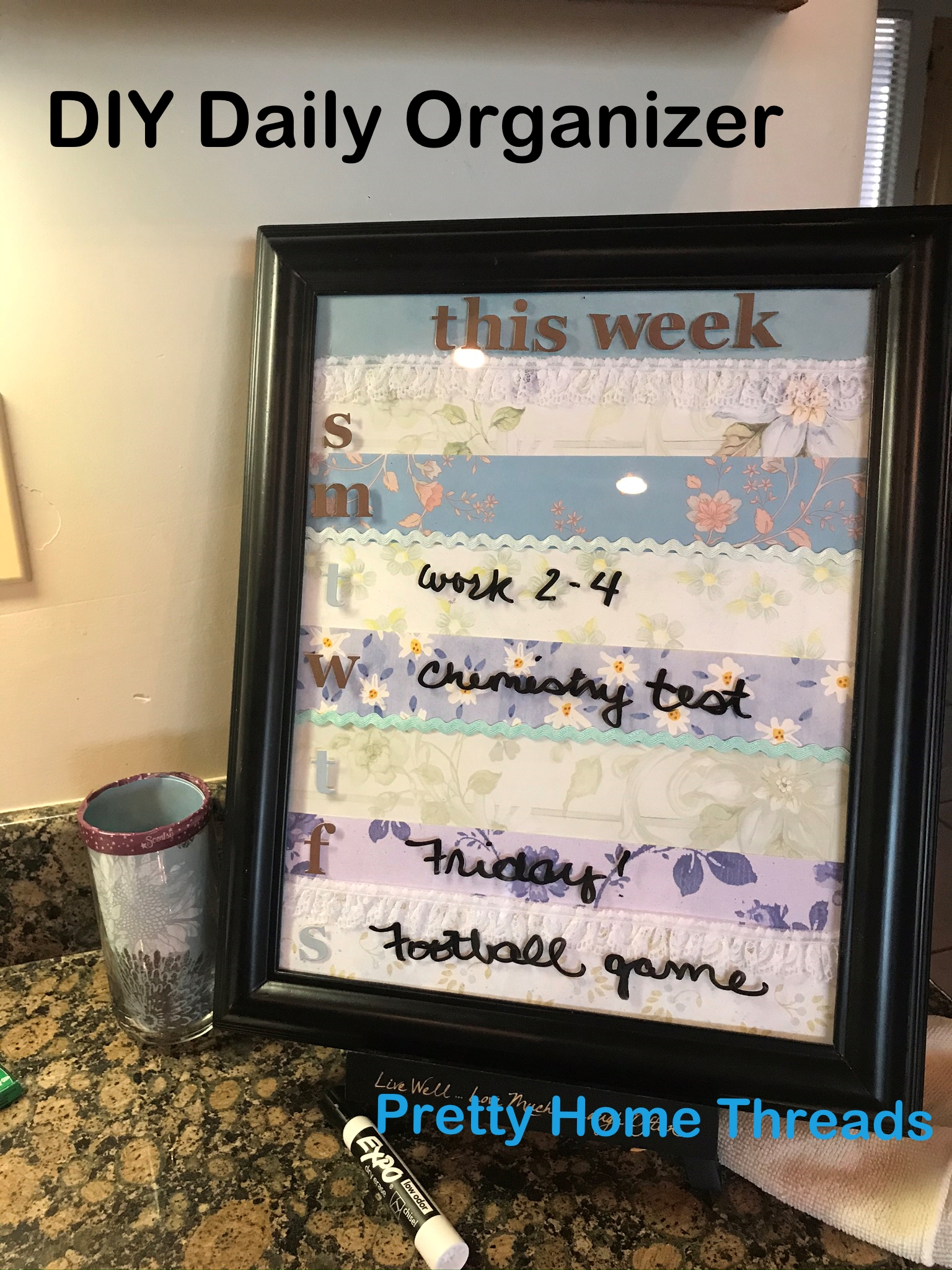 Easy Daily Organizer DIY